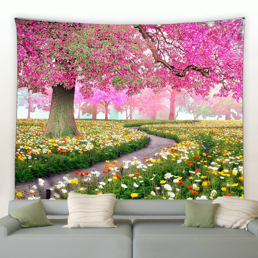 Big Tapestry Beautiful Natural Forest Large Tapestry Wall Hanging ...