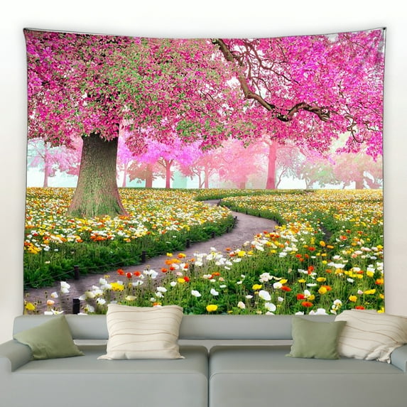 Big Tapestry Beautiful Natural Forest Large Tapestry Wall Hanging ...