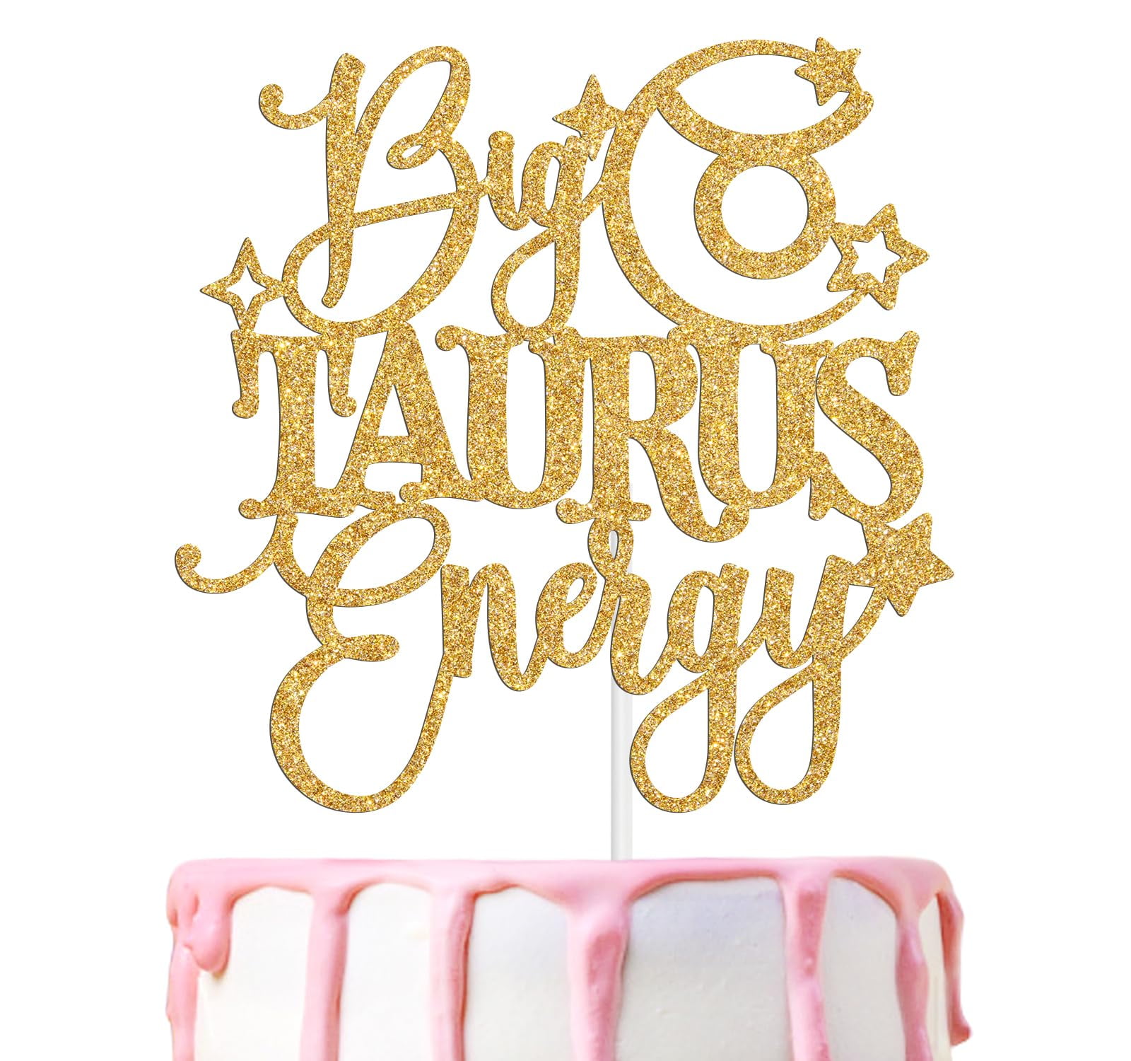 Big Taurus Energy Cake Topper, Happy Birthday H2FSDTaurus in April/May ...