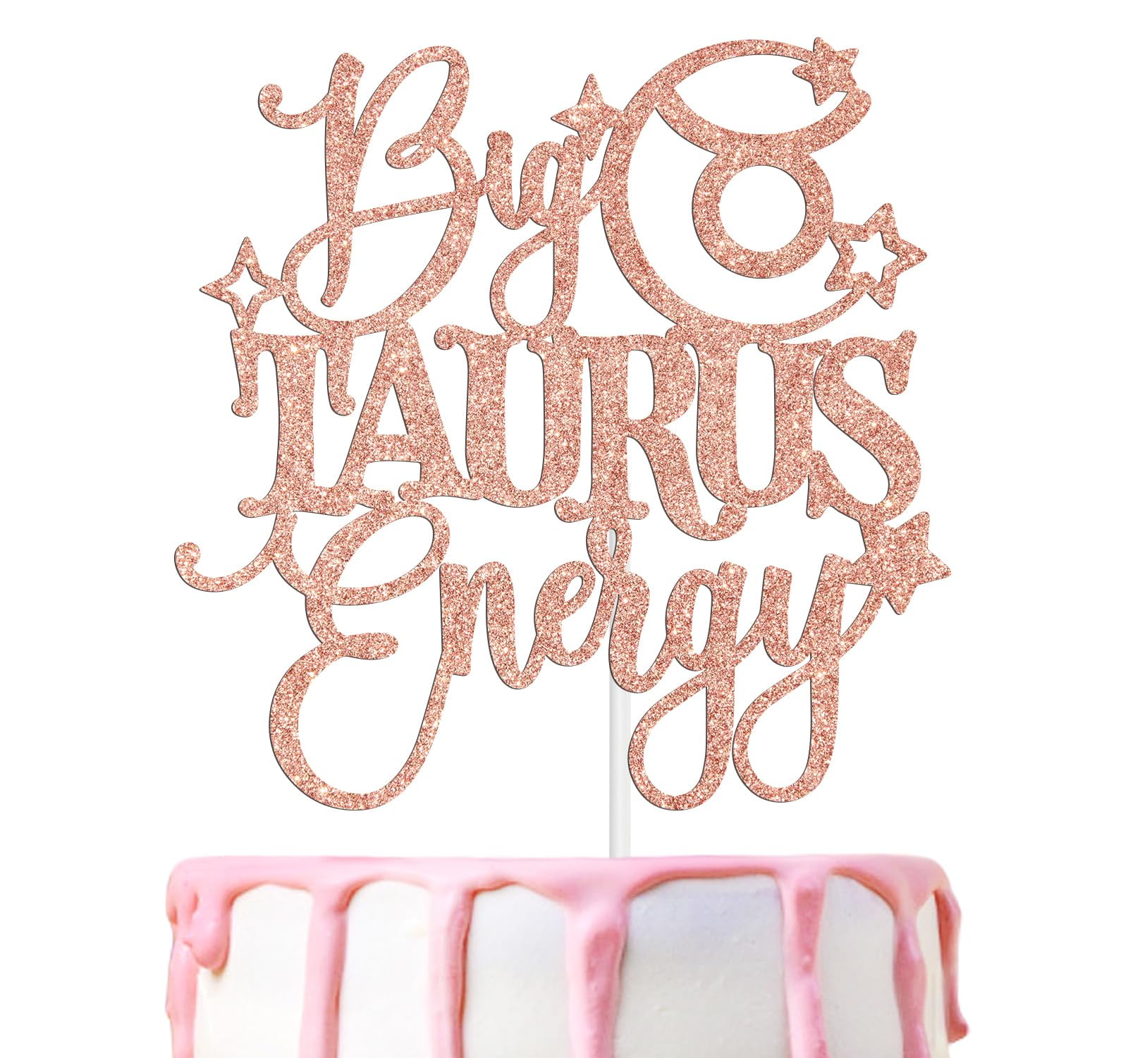 Big Taurus Energy Cake Topper, Happy Birthday H2FSDTaurus in April/May ...