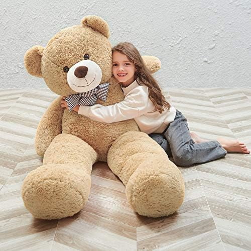 Big Teddy Bear 55 inches Giant Bear Stuffed Animals Large Plushies Life ...