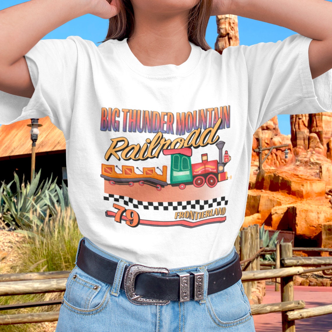 Big Thunder Mountain Railroad Race Car Style T-Shirt - Walmart.com