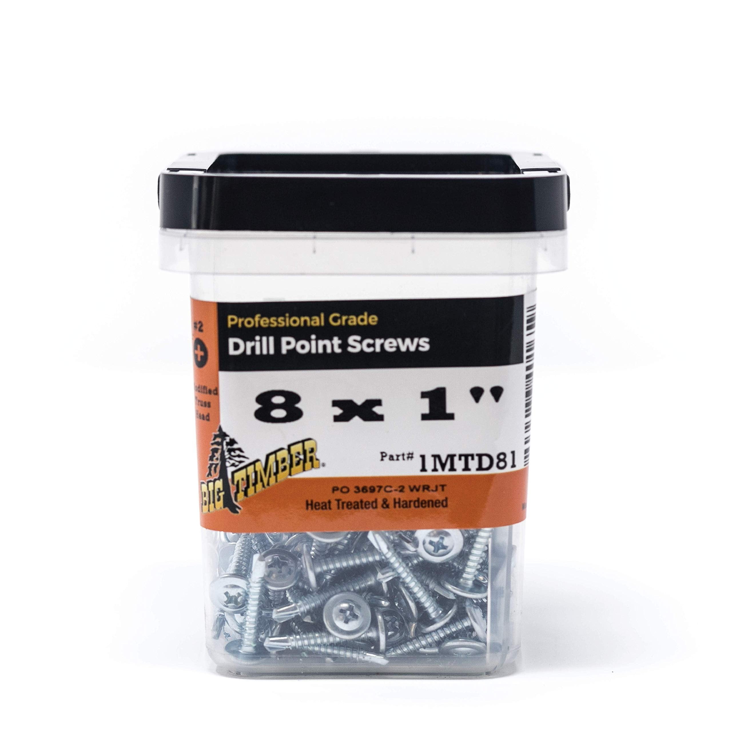 Big Timber 1MTD81#8 by 1-inch P2-drive bit Phillips Modified Truss ...