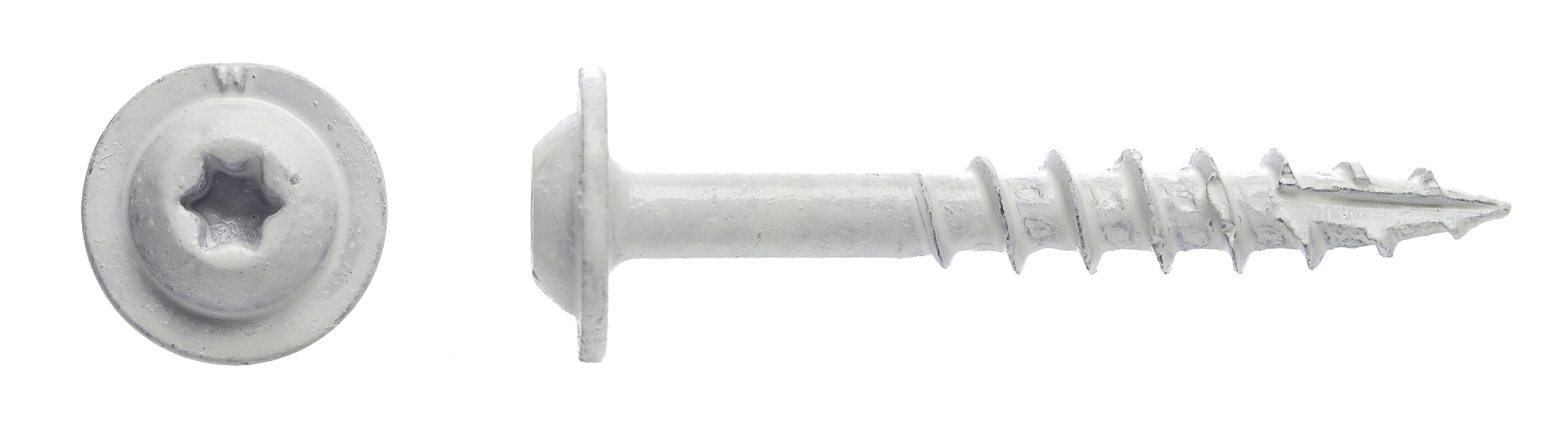 Big Timber 5GDW7114W #7x1-1/4 in. White Garage Door Weather Strip Screw ...