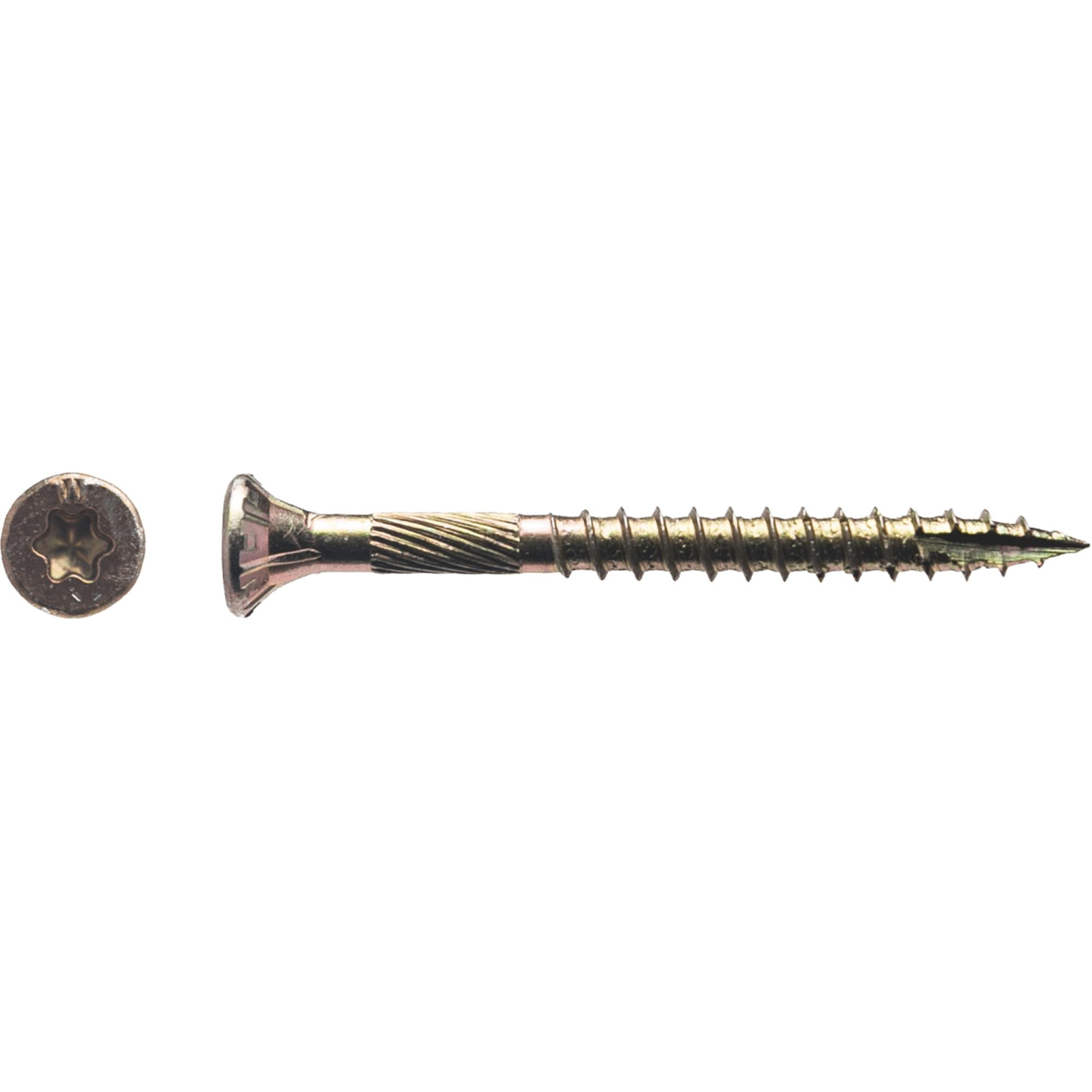Big Timber #9 x 2 In. Yellow Zinc Wood Screw (3000 Ct.) YTX92 - Walmart.com