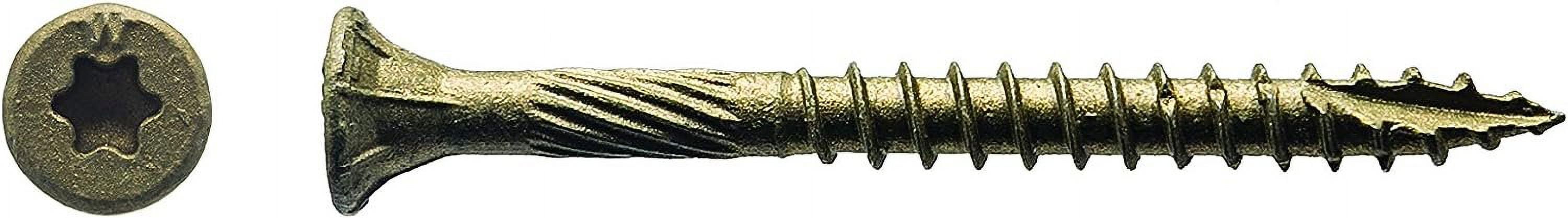 Big Timber BTX92#9 by 2-inch T-25-drive bit Bronze Star Flat Head ...