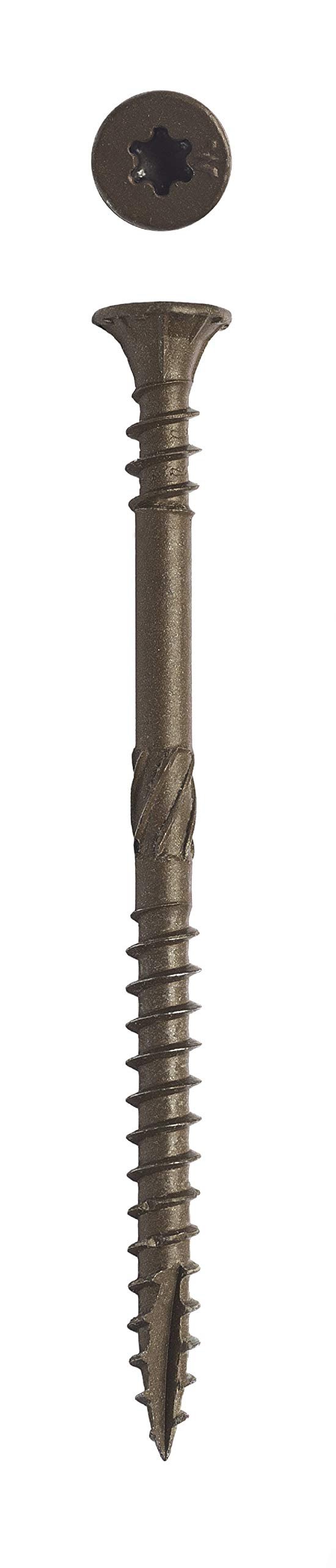 Big Timber SWD10258-350#10 x 2-5/8 in. Bronze Star Drive Bugle Head ...