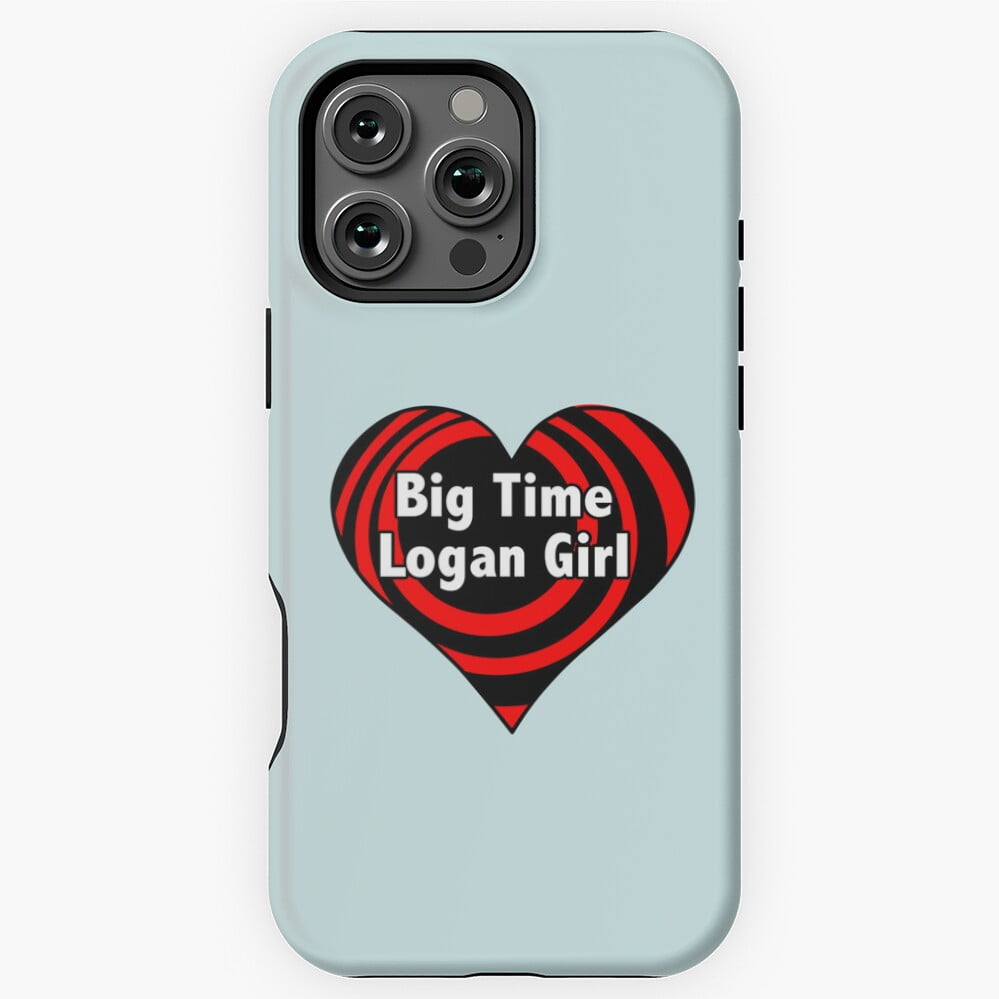 Big Time Logan Girl Heart BTR Fan Phone Case for iPhone 16 15 14 13 12 ...