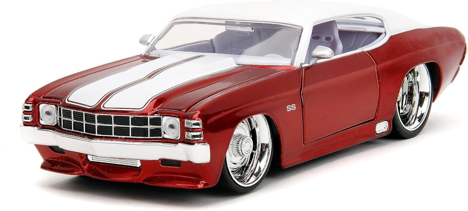 Big Time Muscle 1:24 1971 Chevy Chevelle Die-Cast Car, Toys for Kids ...