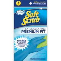 Big Time Products Soft Scrub Premium Fit Latex Rubber Glove, Case of 4 ...