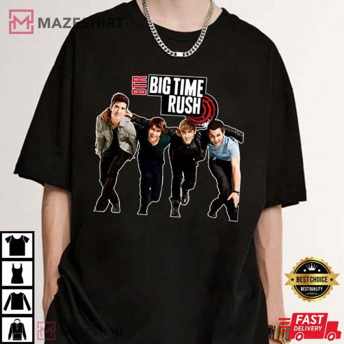 Big Time Rush 2023 Tour Merch T-Shirt - Walmart.com