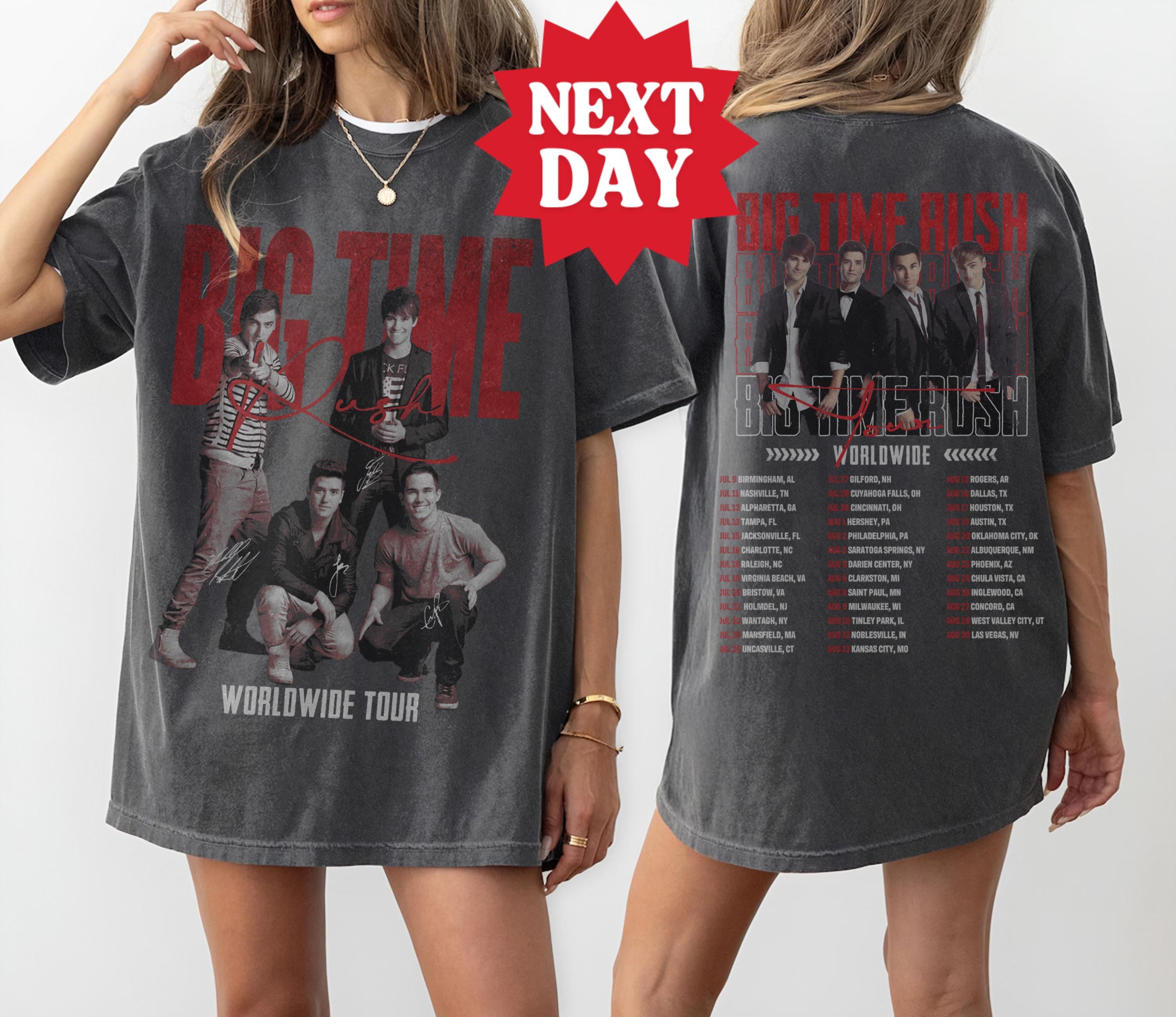 Big Time Rush 2025 Tour Shirt: Vintage 90S Band Tee - Walmart.com