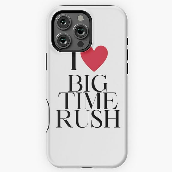 Big Time Rush BTR I Love Heart Fan Phone Case for iPhone 16 15 14 13 12 ...