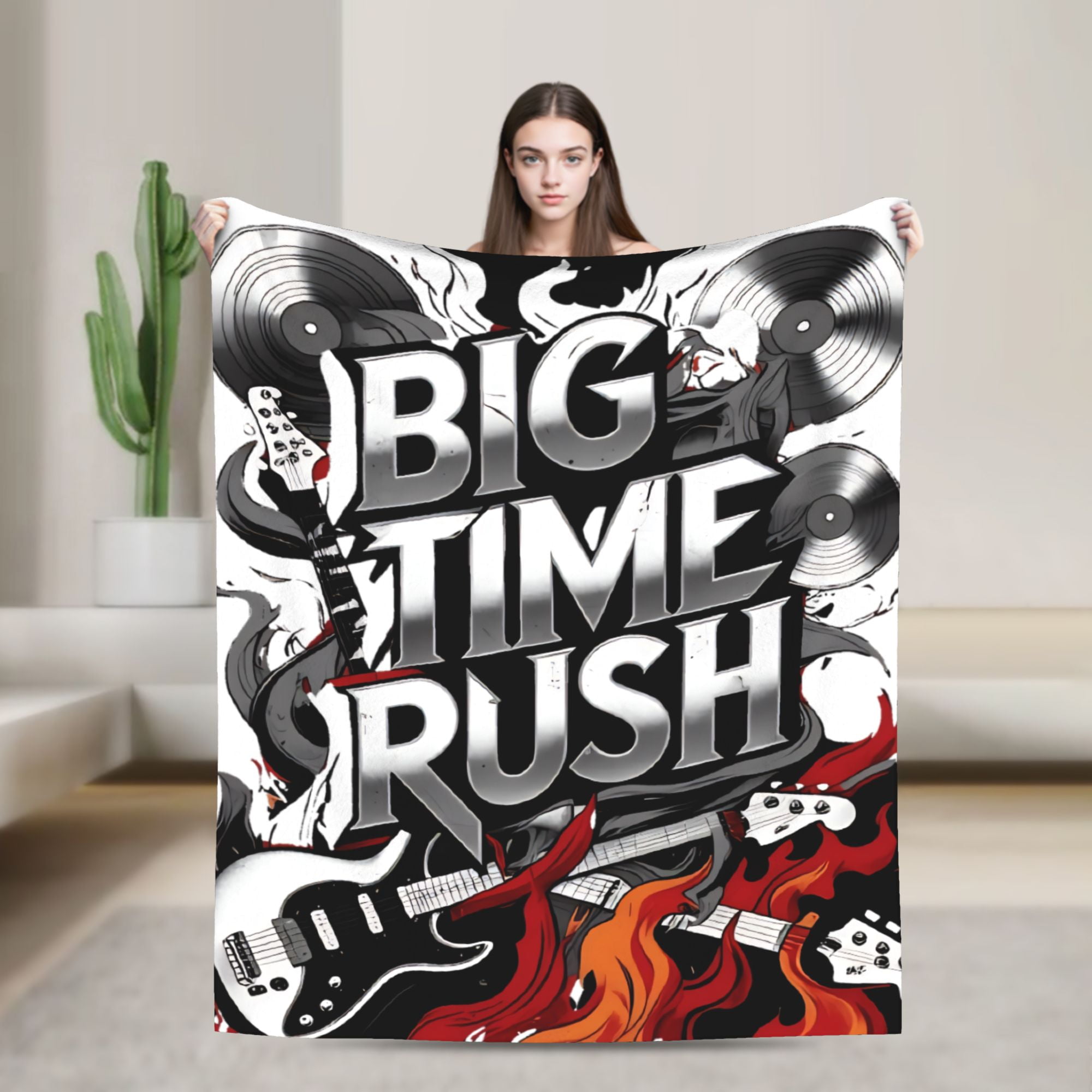 Big Time Rush Band Blanket Super Warm Novelty Plush Bedding Throws For ...