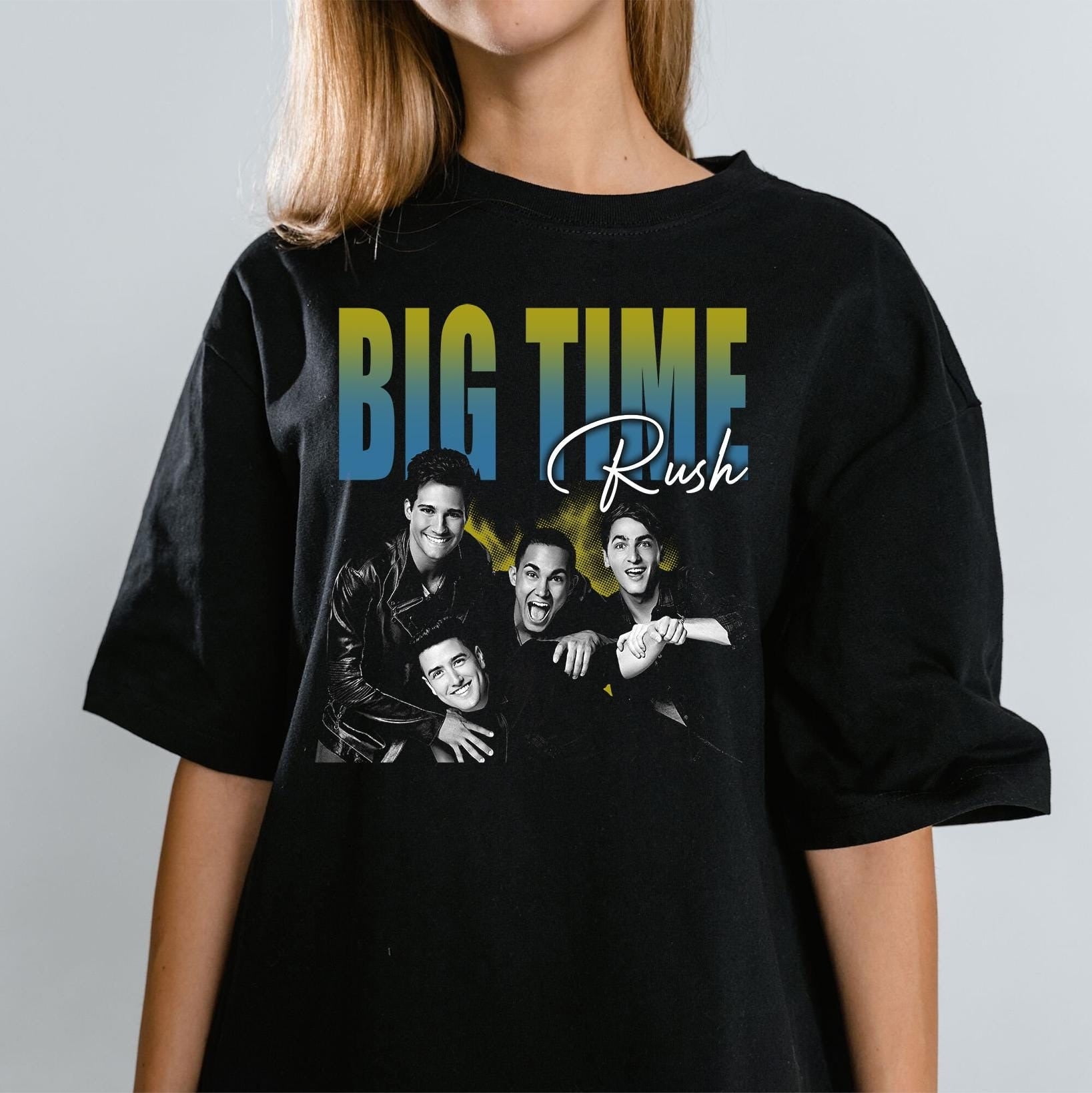 Big Time &Rush Graphic T-Shirt, Pop Band Fan Merch Y2K Style - Walmart.com