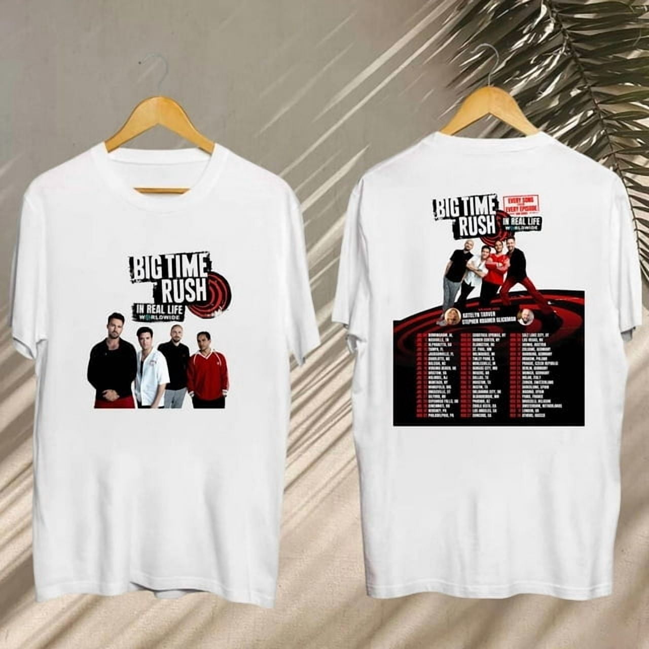 Big Time Rush In Real Life Worldwide Tour 2025 Shirt, Big Time Rush ...