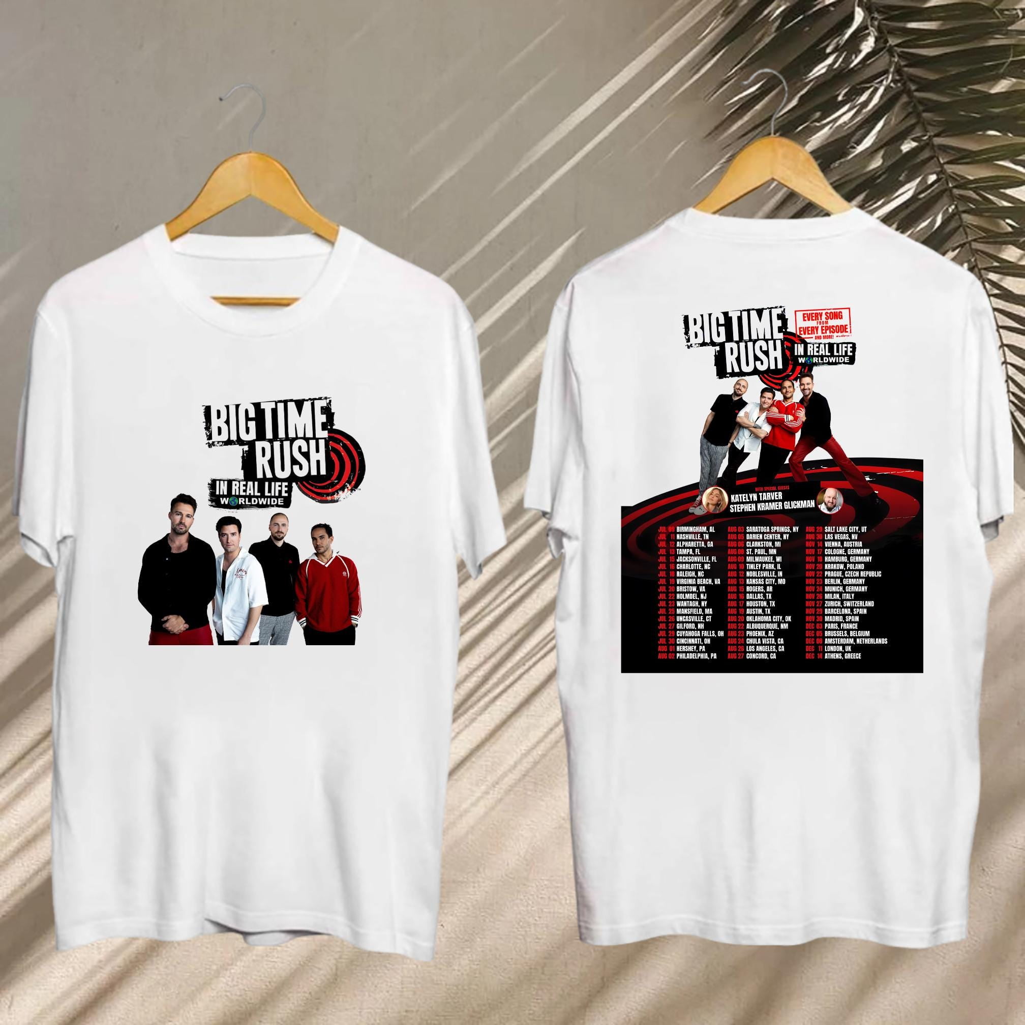 Big Time Rush In Real Life Worldwide Tour 2025 Shirt, Big Time Rush ...