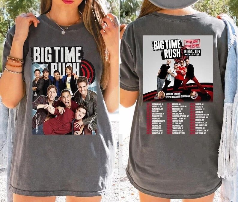 Big Time Rush In Real Life Worldwide Tour 2025 Shirt - Walmart.com