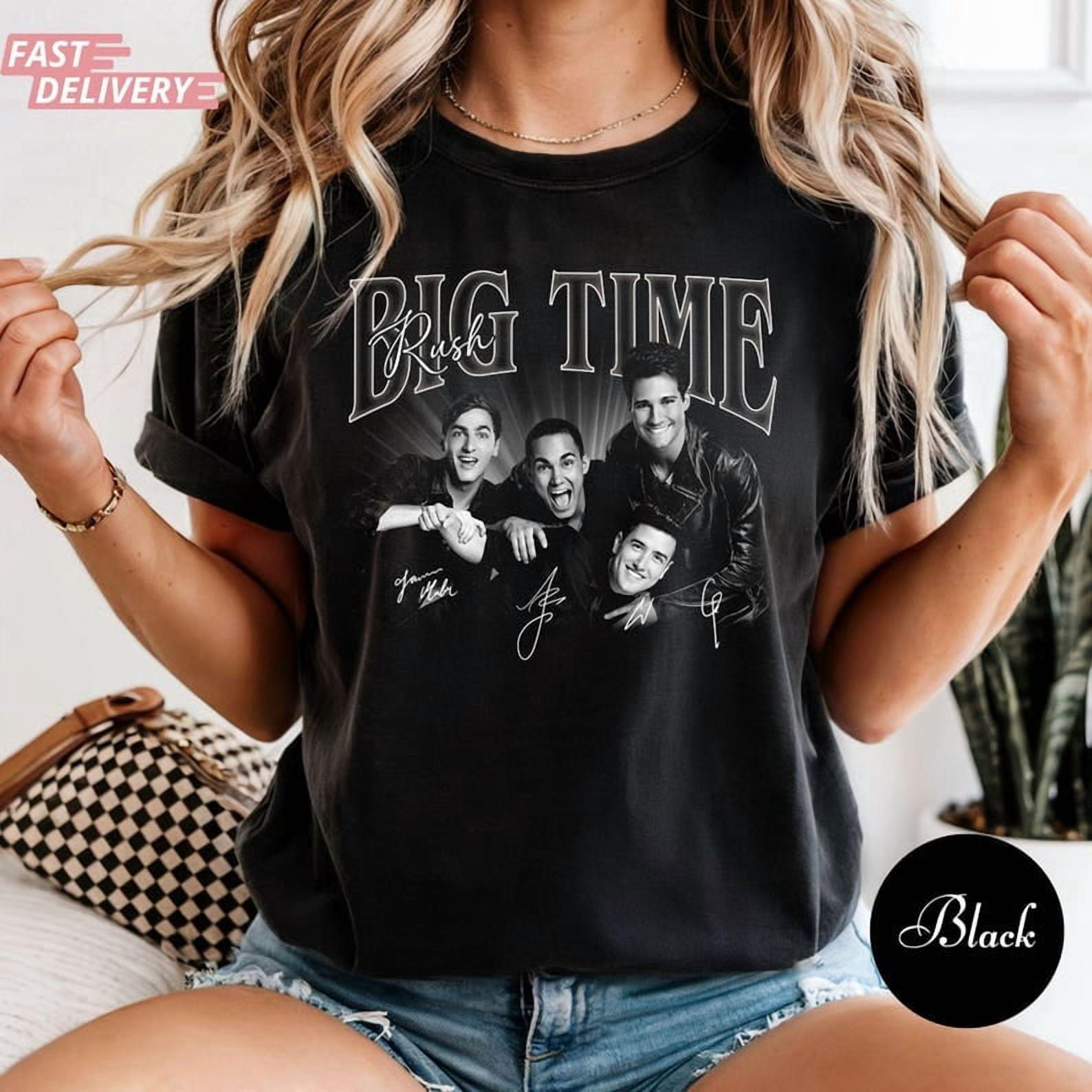 Big Time Rush Tour 2025 Shirt, Big Time Rush band Pop Music Fan shirt ...