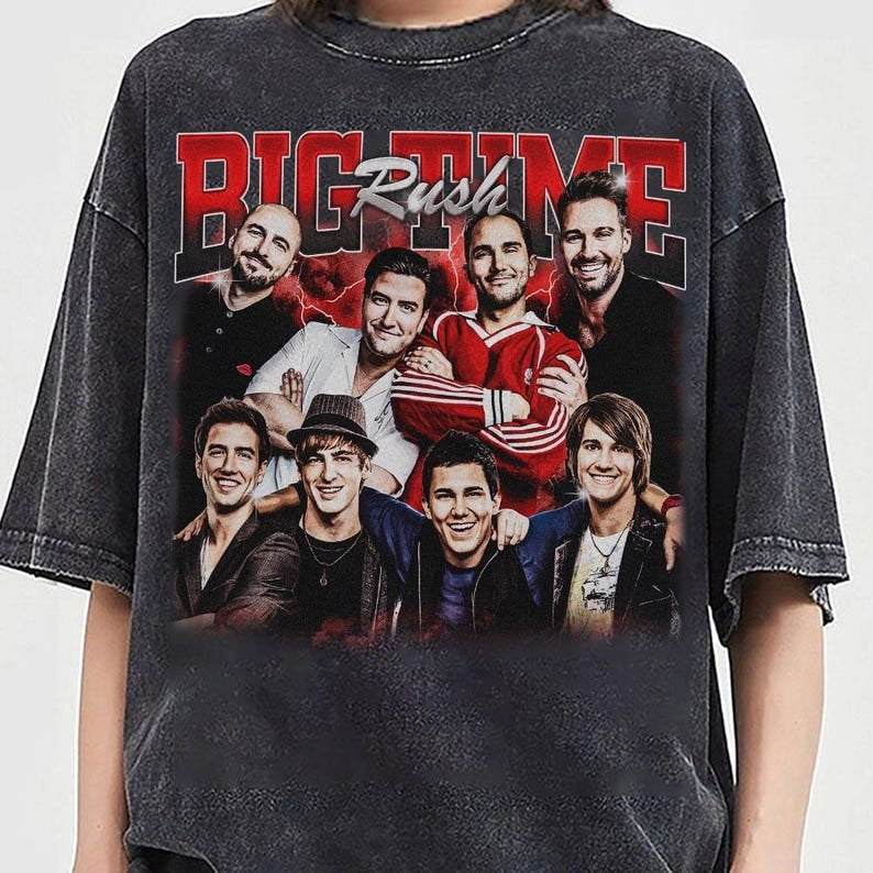 Big Time Rush Tour 2025 Vintage Bootleg Shirt - Walmart.com