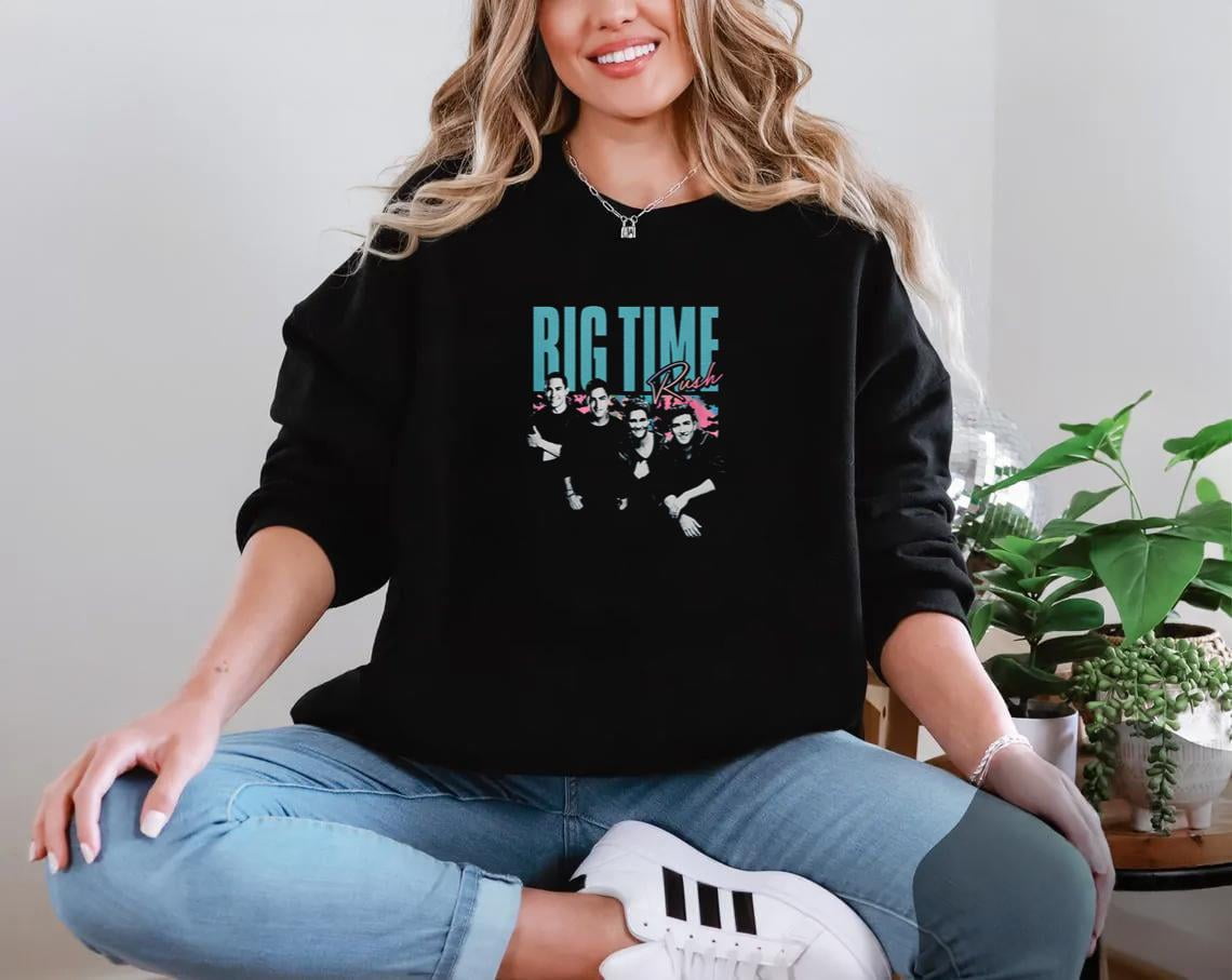 Big Time Rush Tour Sweatshirt with Madison Square Garden Merch Style ...