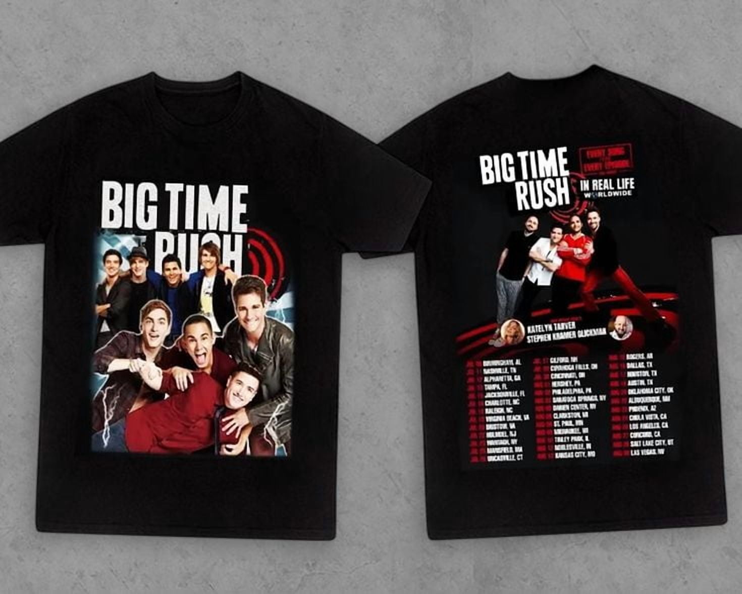 Big Time Rush in Real Life Worldwide Tour 2025 Unisex, Sizes S-5XL ...