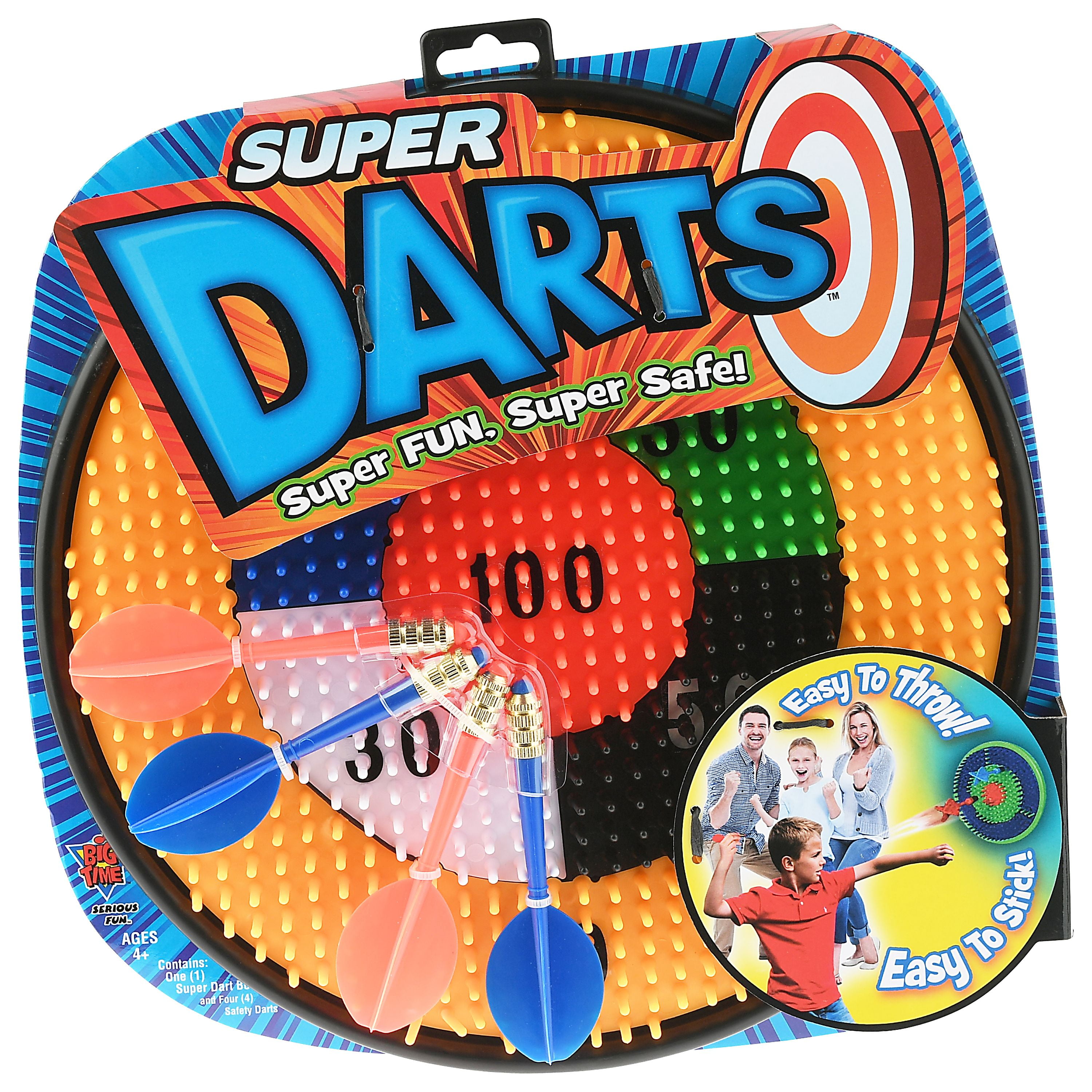 Big Time Toys Super Darts - Kids Shooting Game - Active Fun for the ...