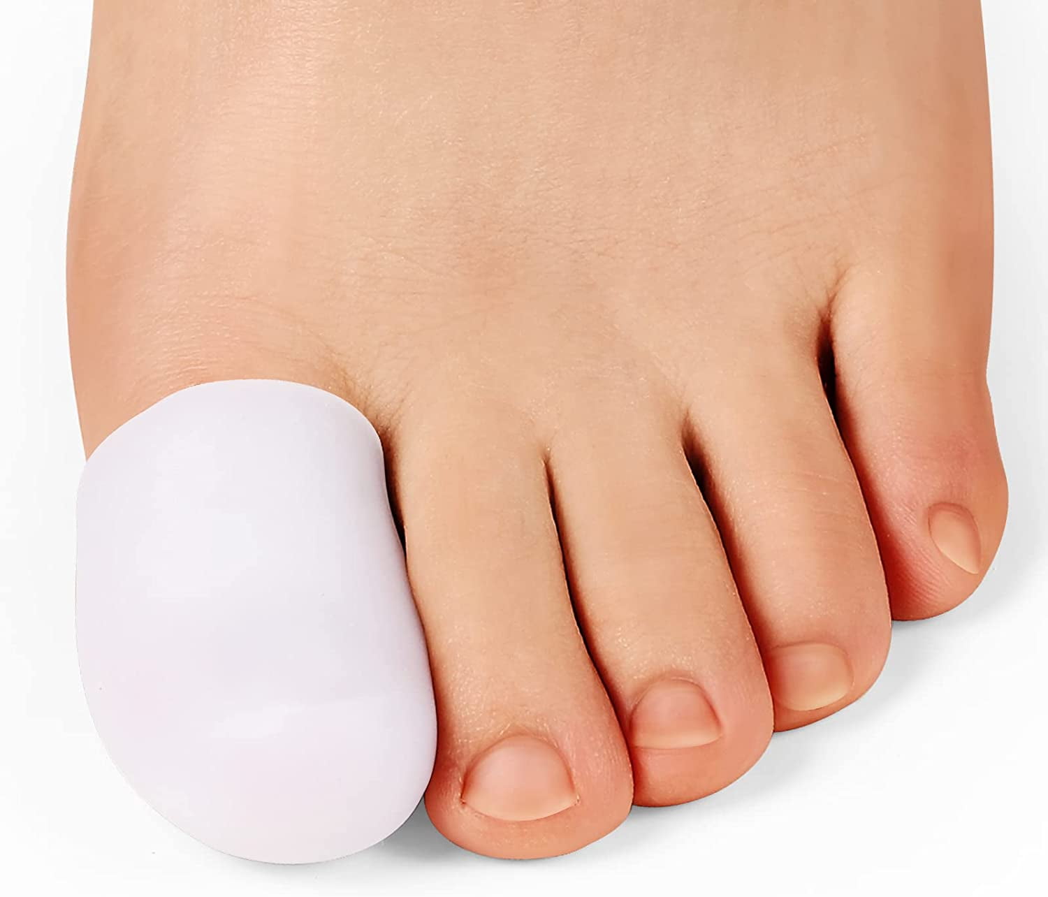 Big Toe Protectors 10 ct, Silicone Toe Caps to Cushion Toe Blister ...