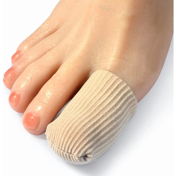 Big Toe Protectors 6 Pcs, Fabric Gel Toe Caps Covers Sleeves Closed ...