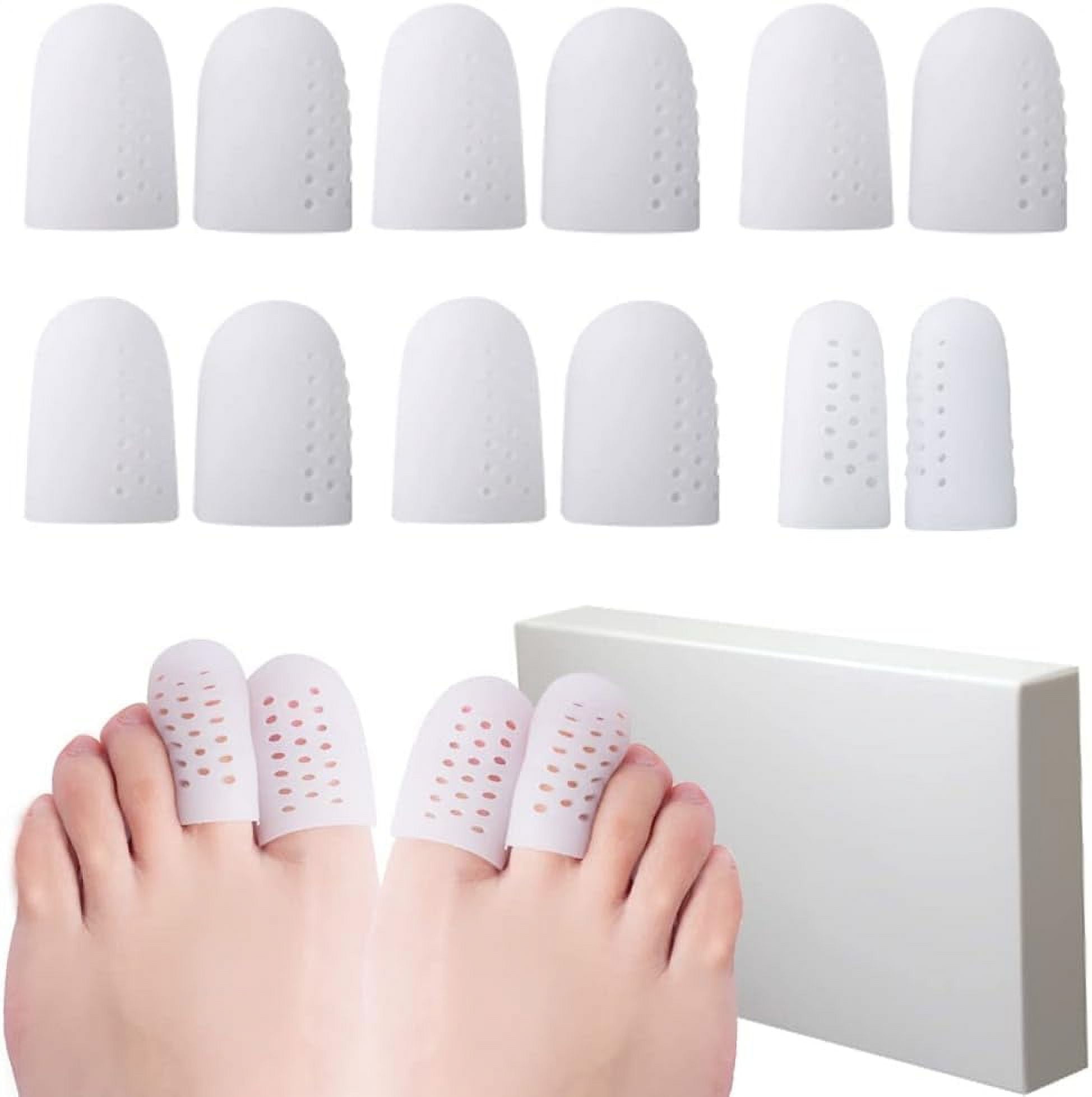 Big Toe Protectors Women 12 Pcs, Breathable Silicone Toe Covers and Toe ...
