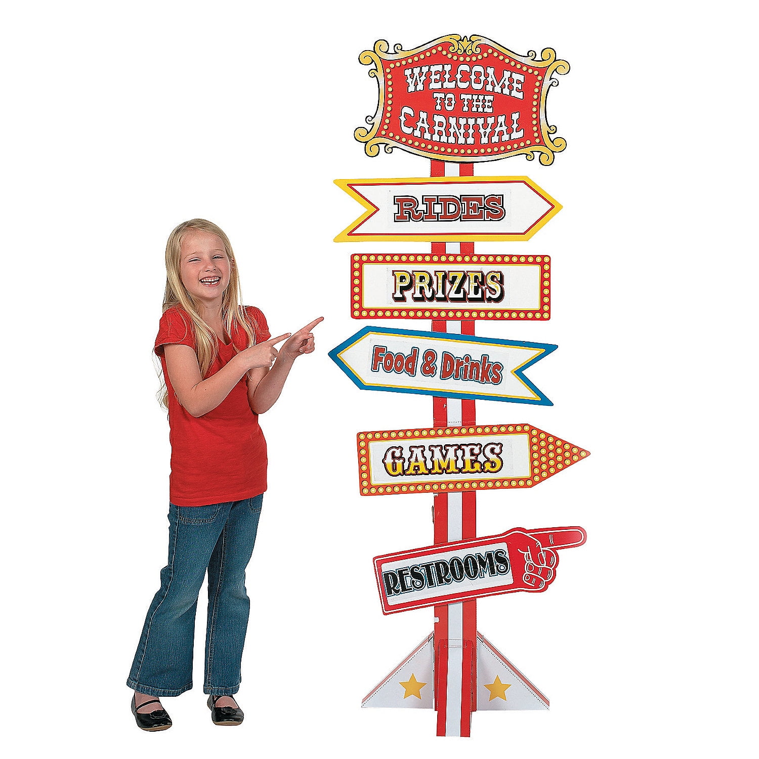 Big Top Directional Sign - 1 Piece - Walmart.com