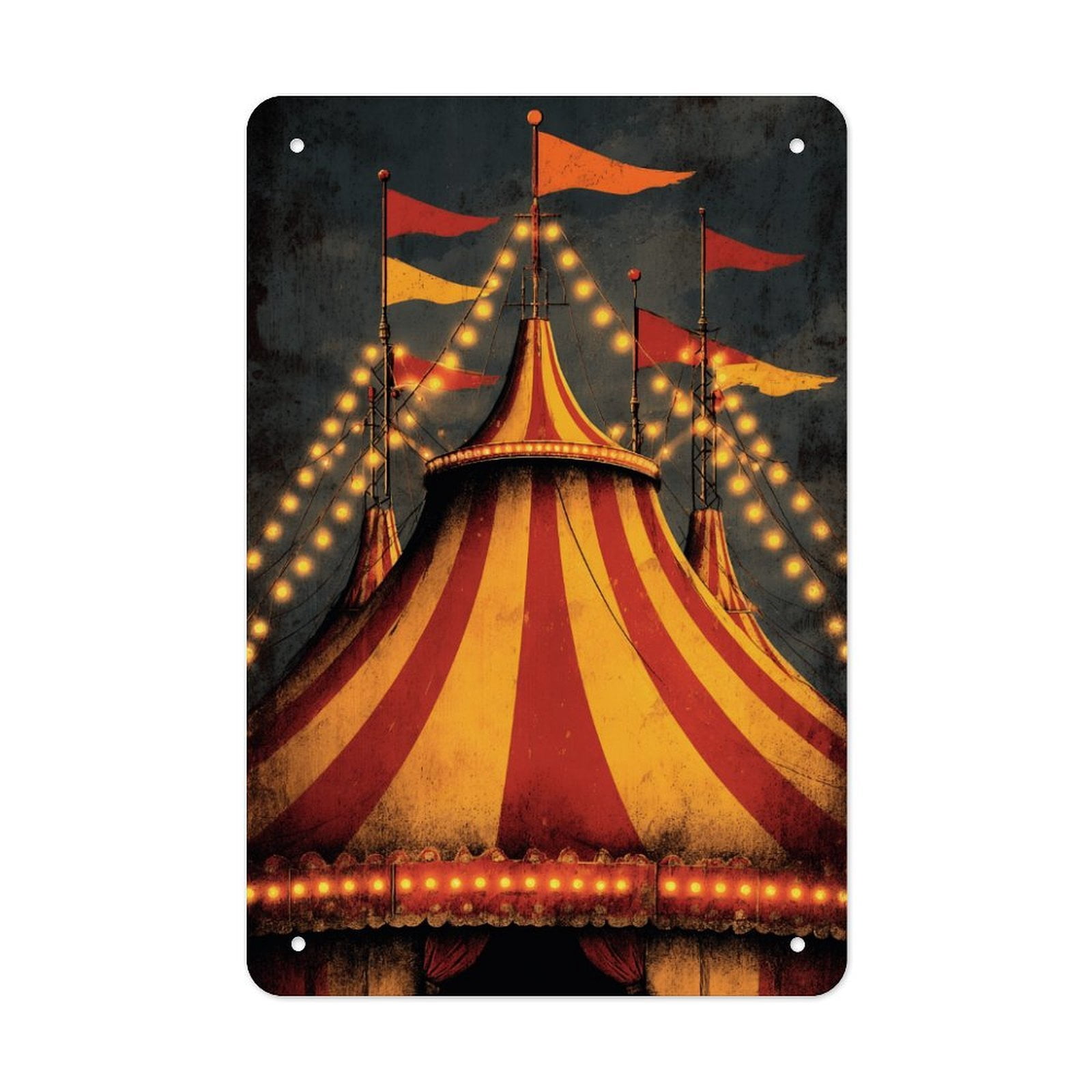 Big_Top_Night_Tent Creative Gift Tin Art - Unique Design - Housewarming ...