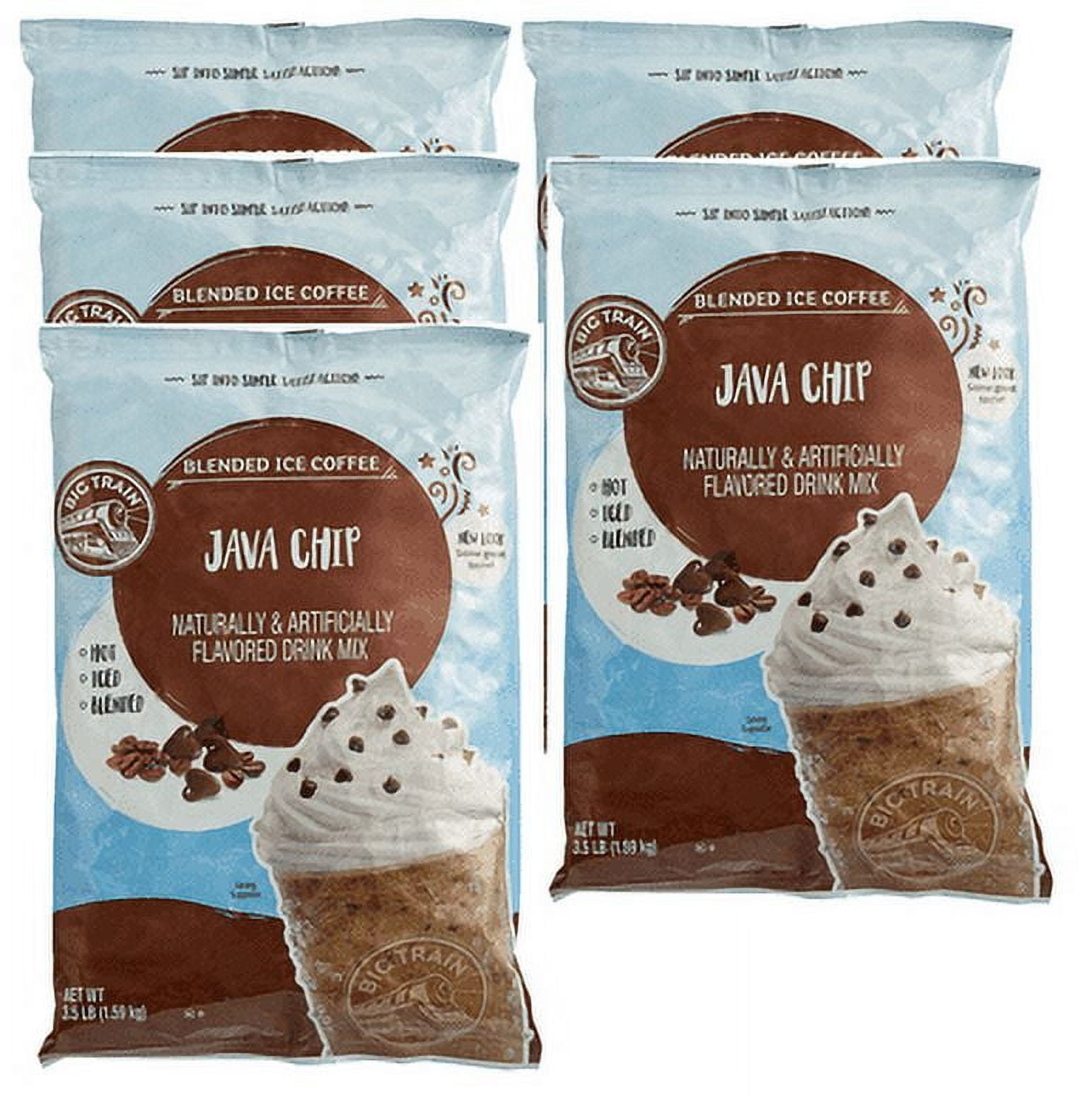 Big Train Java Chip Blended Ice Coffee Mix - 3.5 lb, 5 Packs - Walmart.com