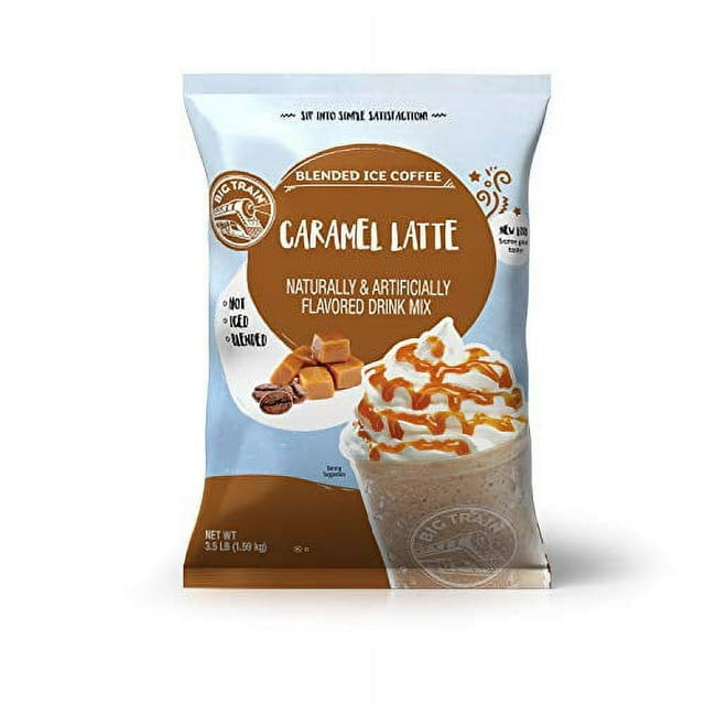 Big Train Blended Ice Coffee Caramel Latte 3 Lb 8 Oz (1 Count ...