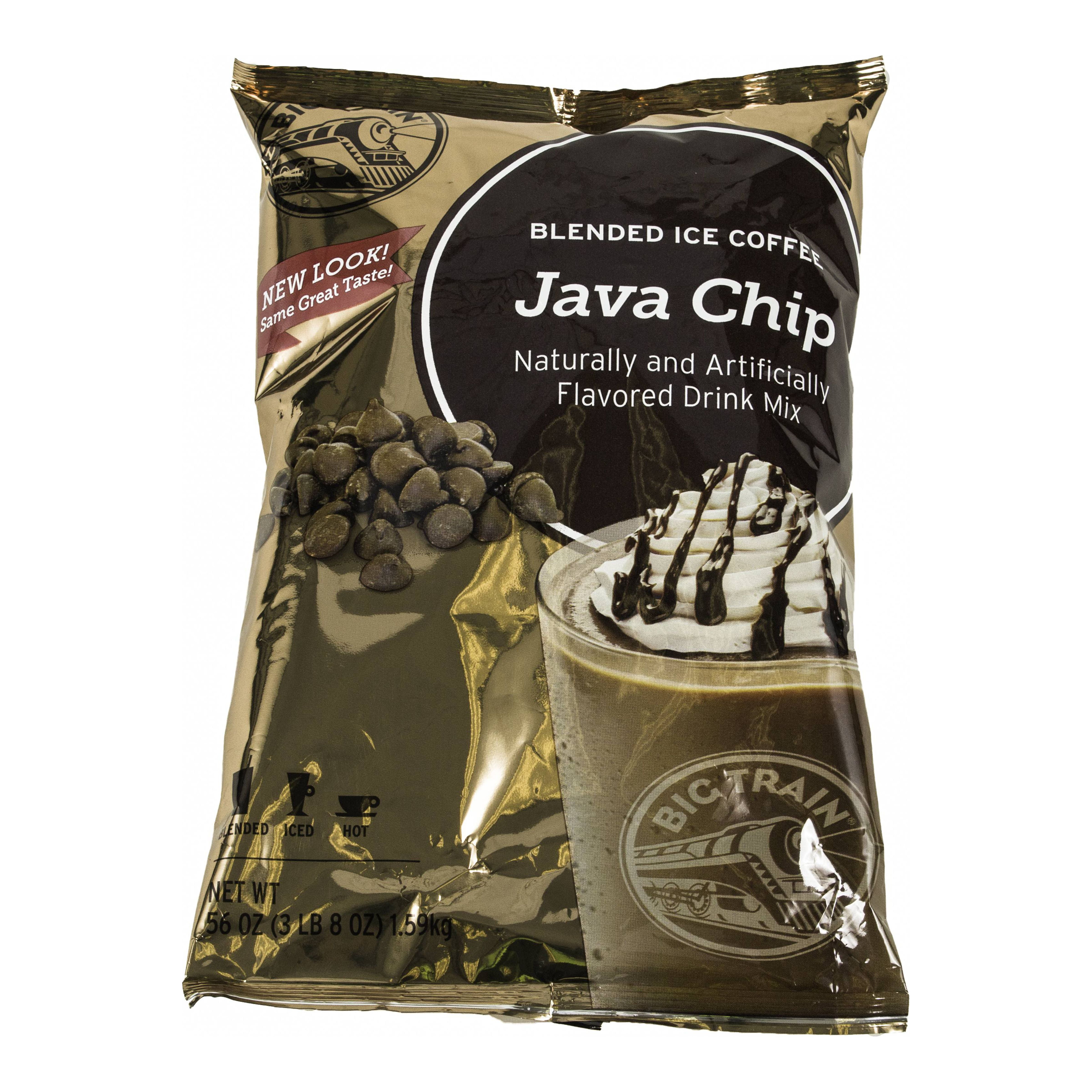 Big Train Blended Ice Coffee Powdered Drink Mix, Java Chip, 3.5 lb ...