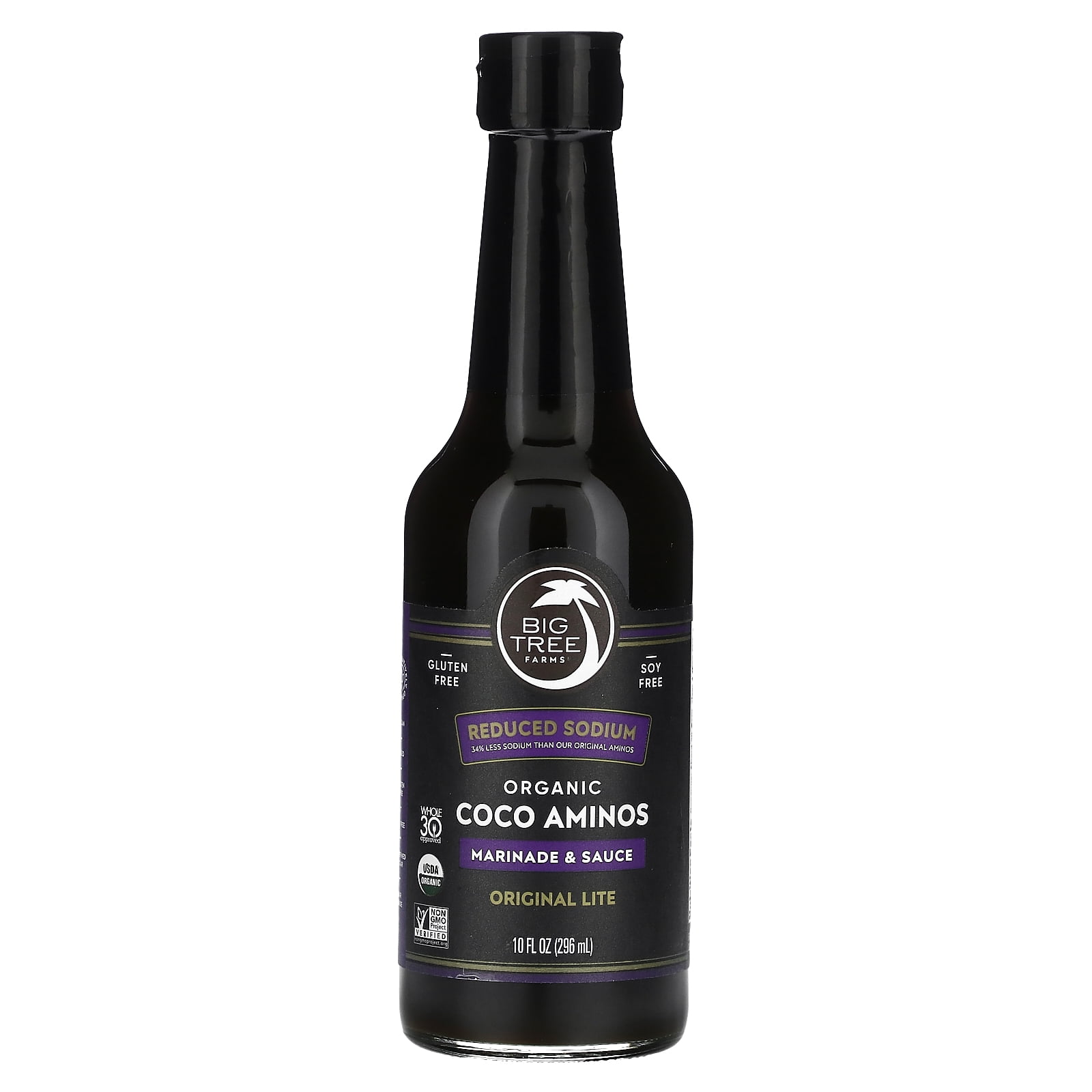 Big Tree Farms Organic Coco Aminos, Marinade & Sauce, Original Lite, 10 ...
