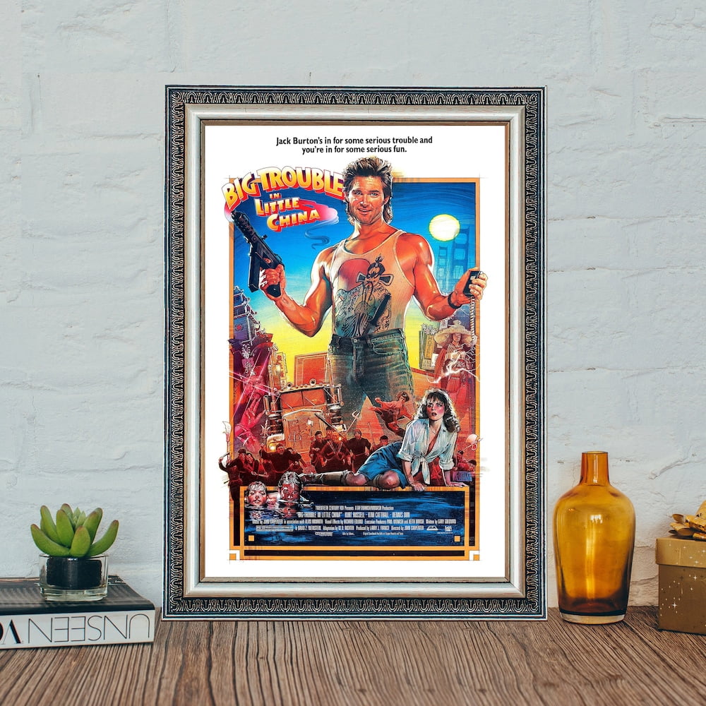 Big Trouble In Little China Movie Poster, Vintage Movie Big Trouble In ...