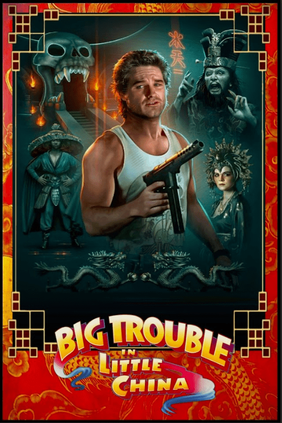 Big Trouble in Little China 1986 Poster 24x36 Kurt Russell Action ...