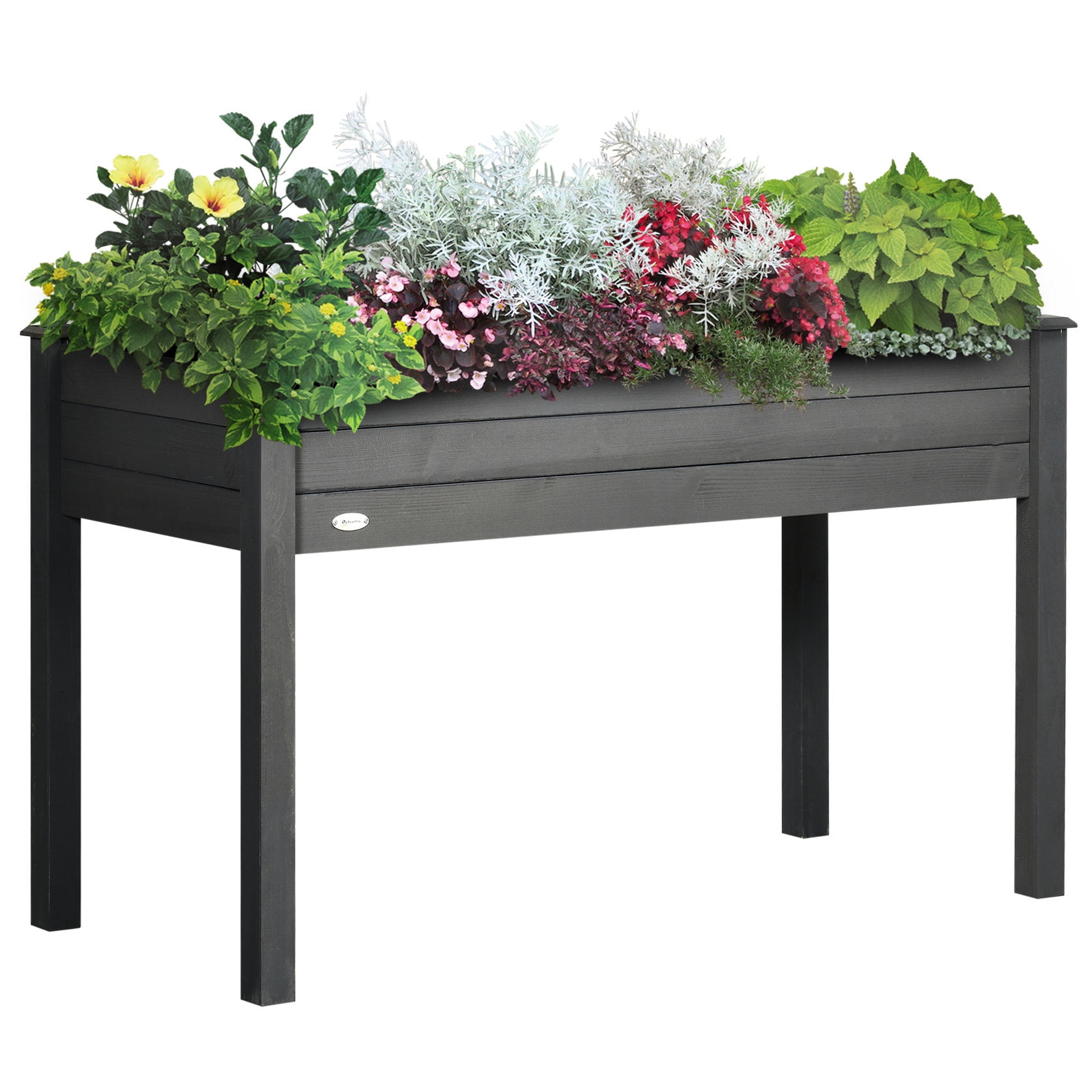 Big Trough - Shaped Wooden Bed | Self - Draining Design | Holds Two ...
