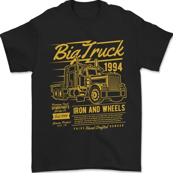 Big Truck Lorry Driver HGV Road King Transport Pride Unisex T-Shirt, up ...