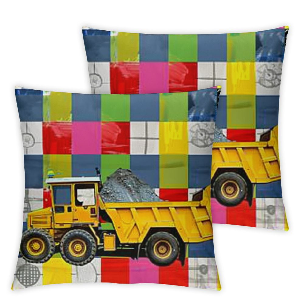 Big Trucks Fitted Sheet Construction Vehicle Sheet Set for Boys Child ...