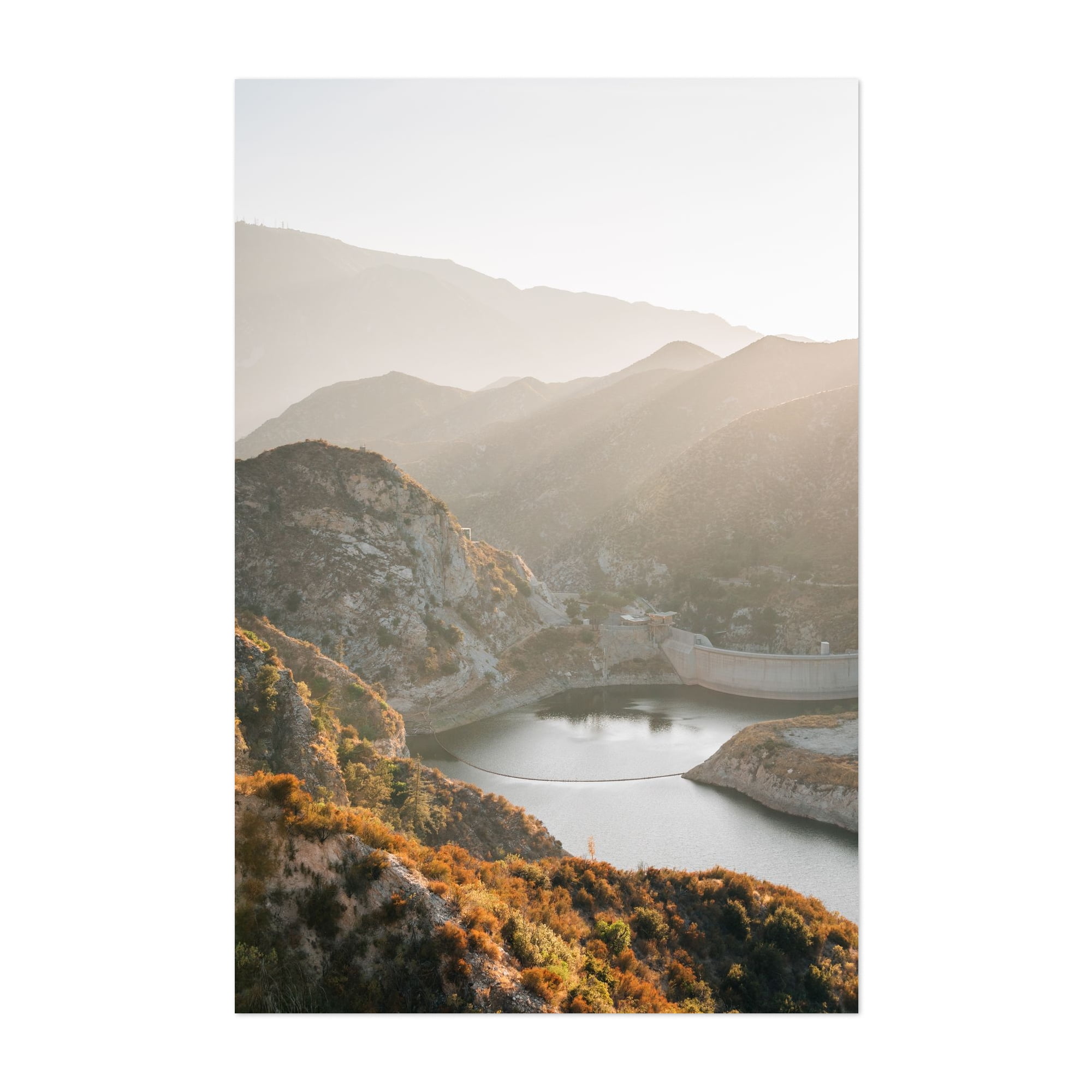 Big Tujunga Dam Overlook - Los Angeles California Photography Mountain ...