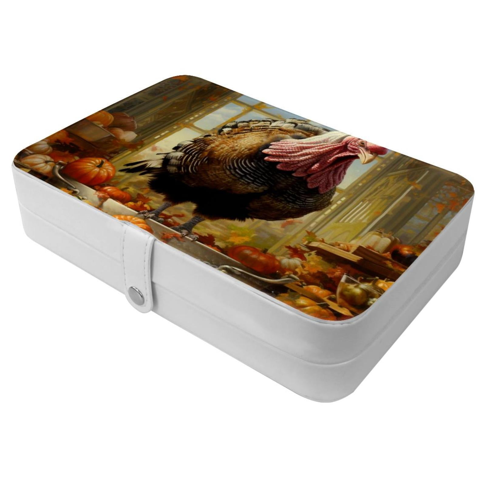 a Big Turkey Standing on the Window Travel Jewelry Box - Your Portable ...