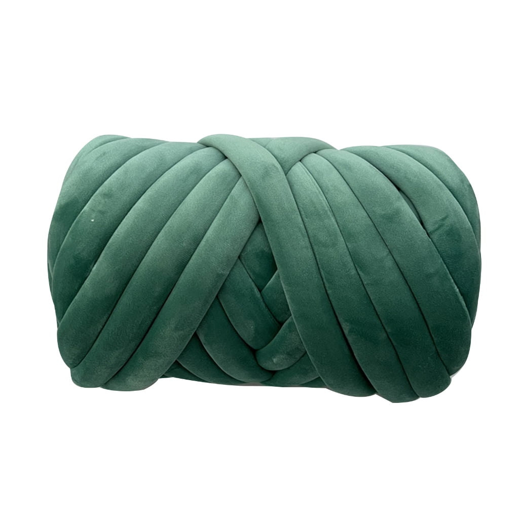 Big Twist Tube Yarn Cozy Crystal Velvet Braid Cotton Thread for DIY ...