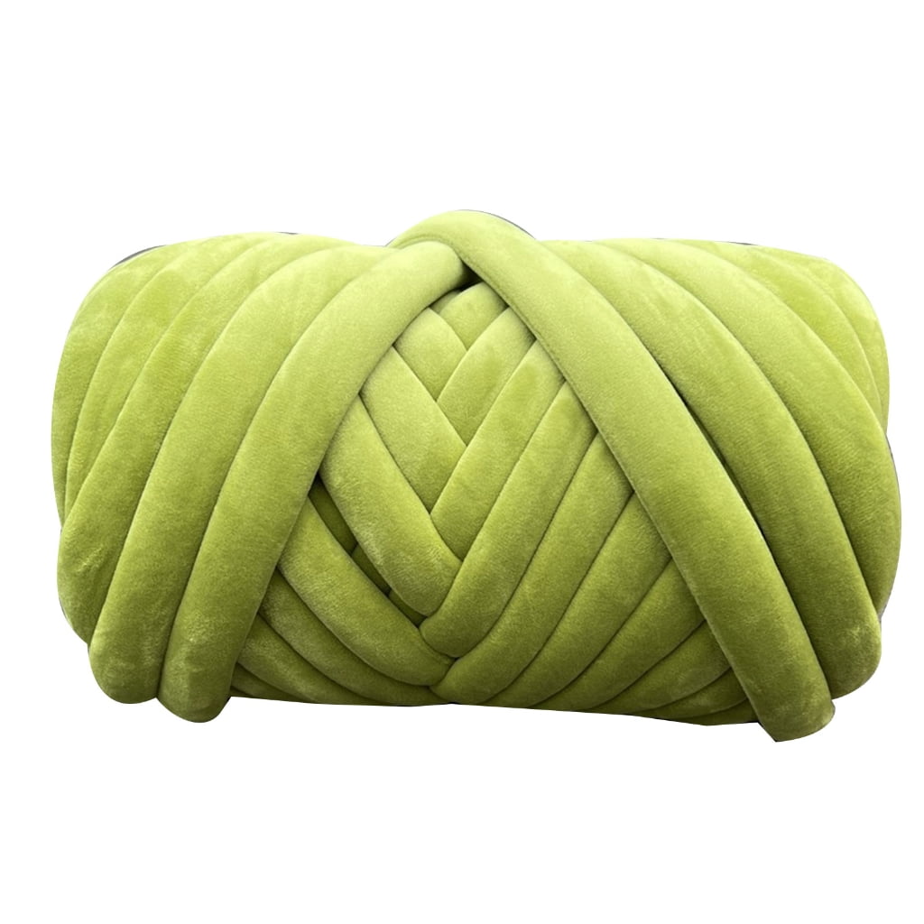 Big Twist Tube Yarn Cozy Crystal Velvet Braid Cotton Thread for DIY ...