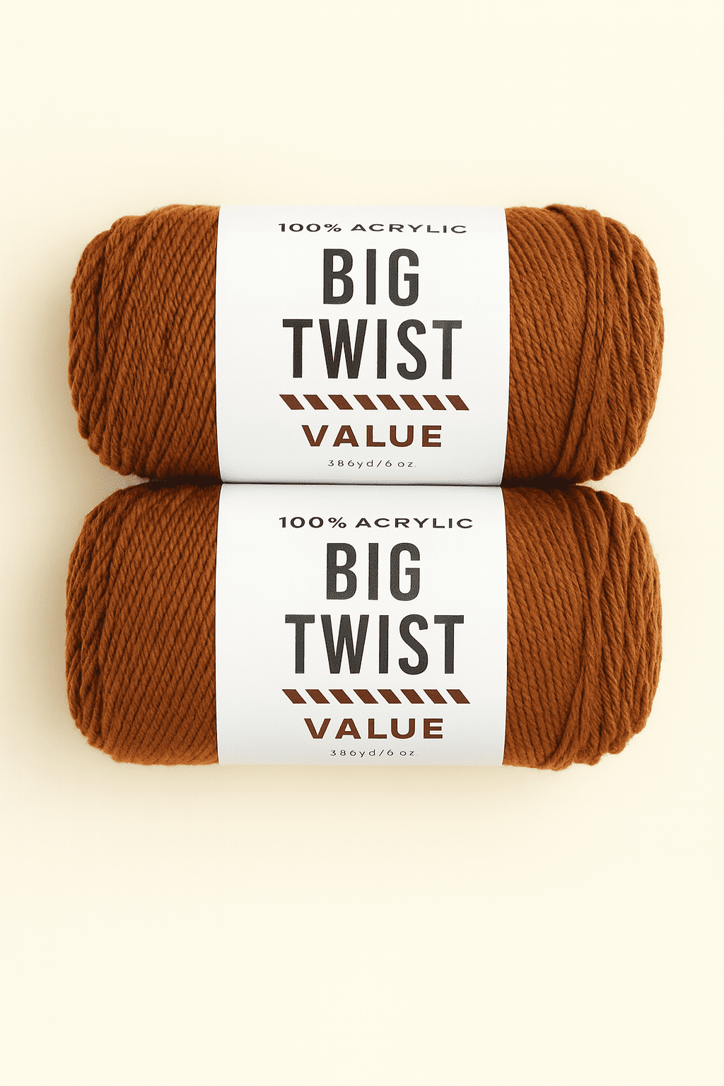 Big Twist Value Yarn Bundle- 2 Pack Toffee - Walmart.com