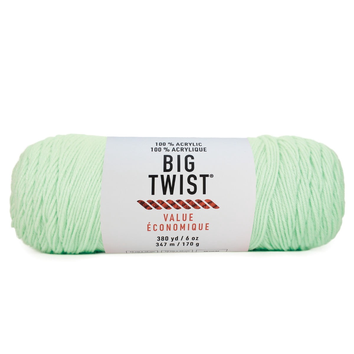 Big Twist, Value Yarn, Mint, 1 ct., Pack 12 - Walmart.com