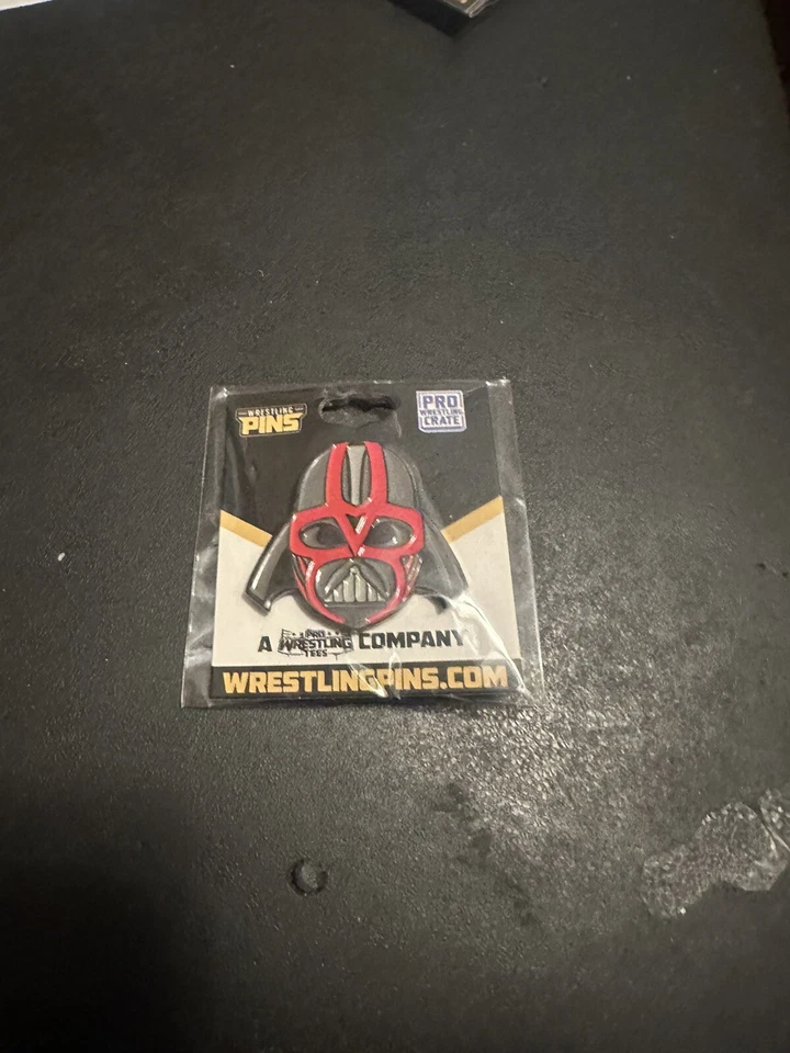 Big Van Vader Mask Lapel Pin Star Wars Pro Wrestling Crate WWE WCW WWF ...