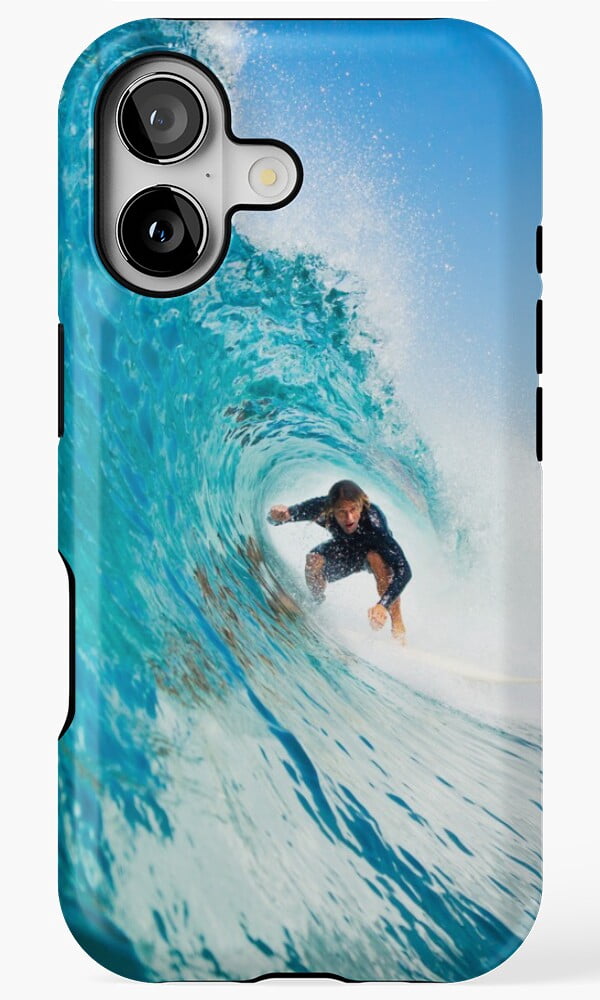 Big Wave Surfing Extreme Sports Action Art Case Phone Case for iPhone ...