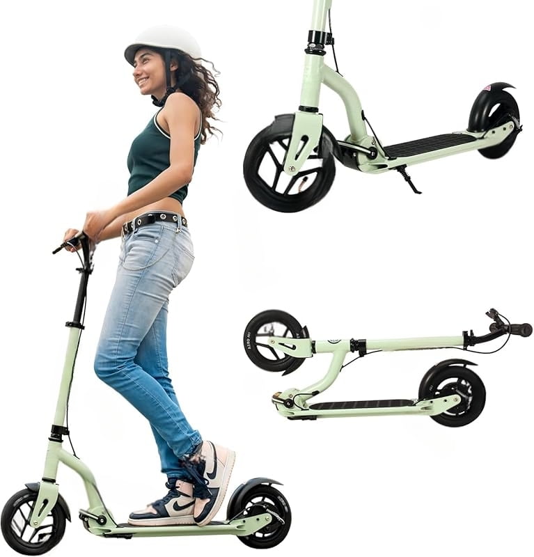 Big Wheels Kick Scooter for 6+, Teens & Adults | Light Up Wheels, Hand ...